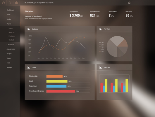 admin panel2 - Blugraphic